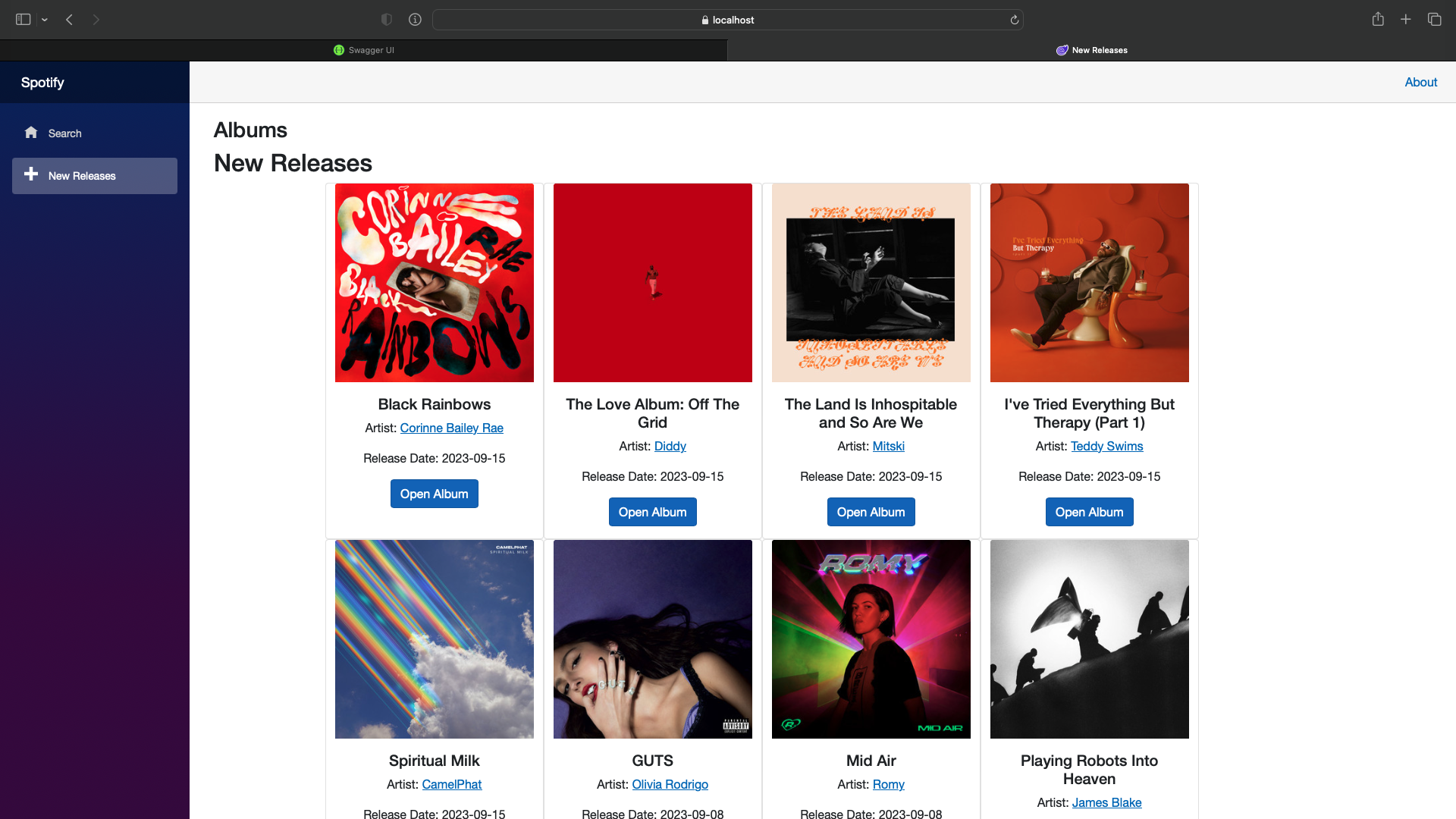 GitHub - FarukA1/SpotifyApp: A Spotify App using Web API & .NET Blazor C#