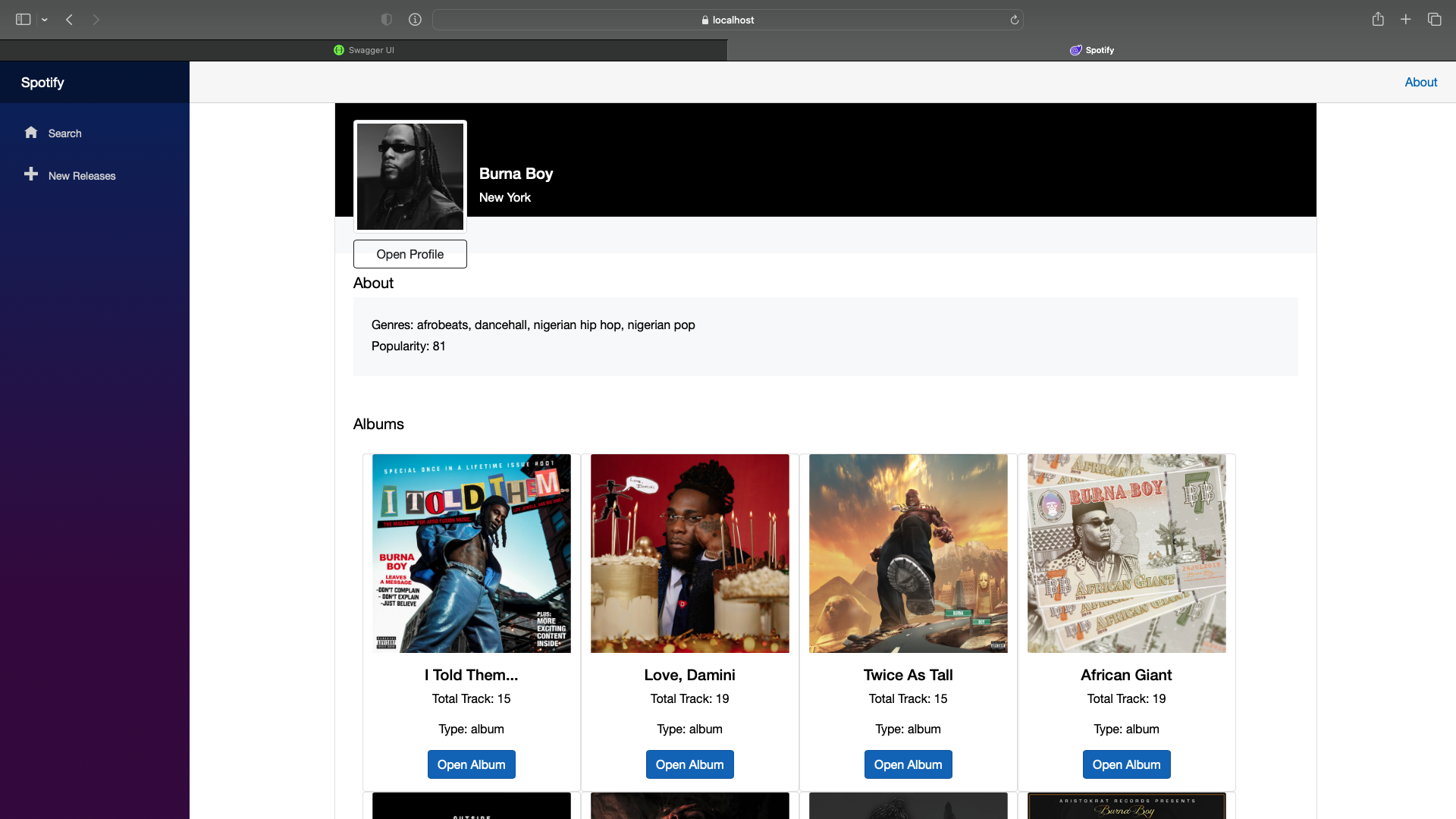 GitHub - FarukA1/SpotifyApp: A Spotify App using Web API & .NET Blazor C#