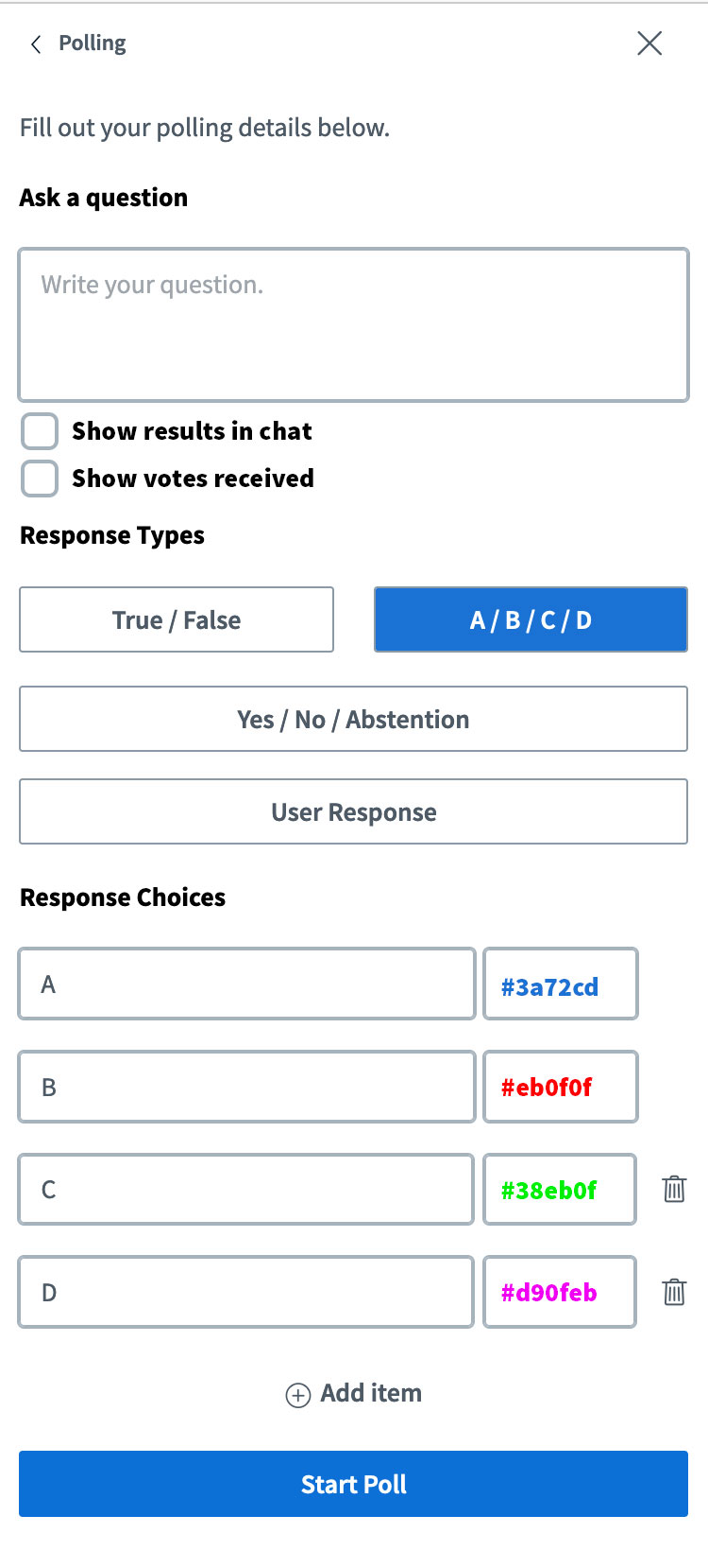 Few Enhancements for polls · Issue #14250 · bigbluebutton/bigbluebutton · GitHub