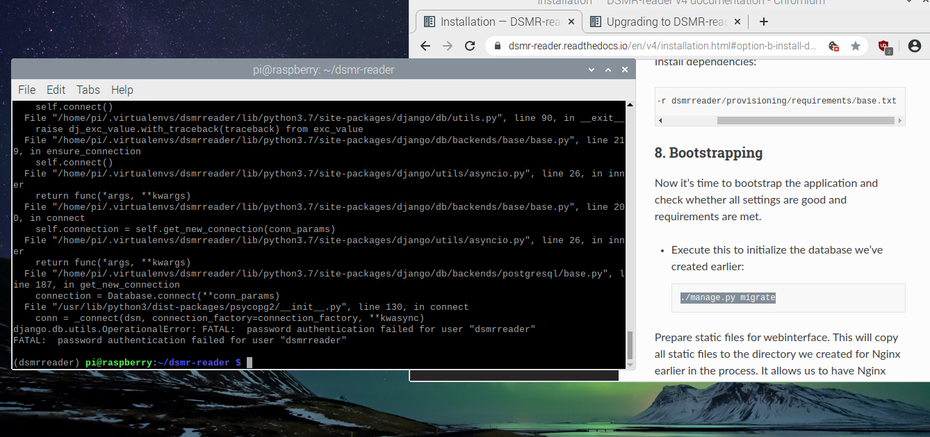 FATAL: password authentication failed for user "dsmrreader" · Issue #1237 · dsmrreader/dsmr ...