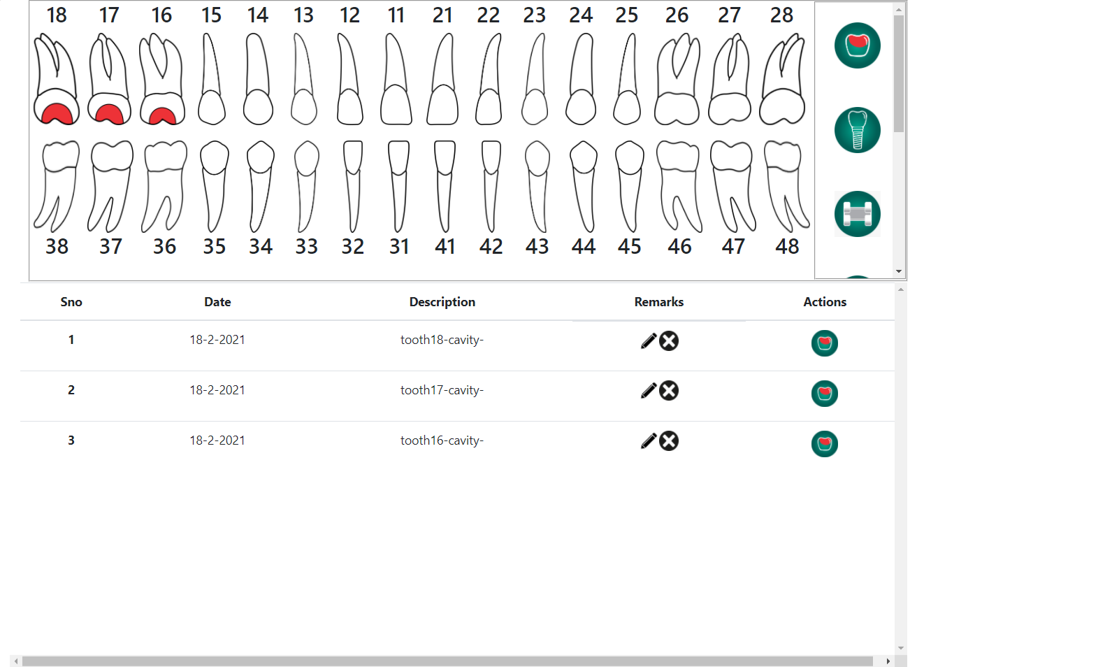 GitHub - karthik-kzk/toothChart: dentist chart