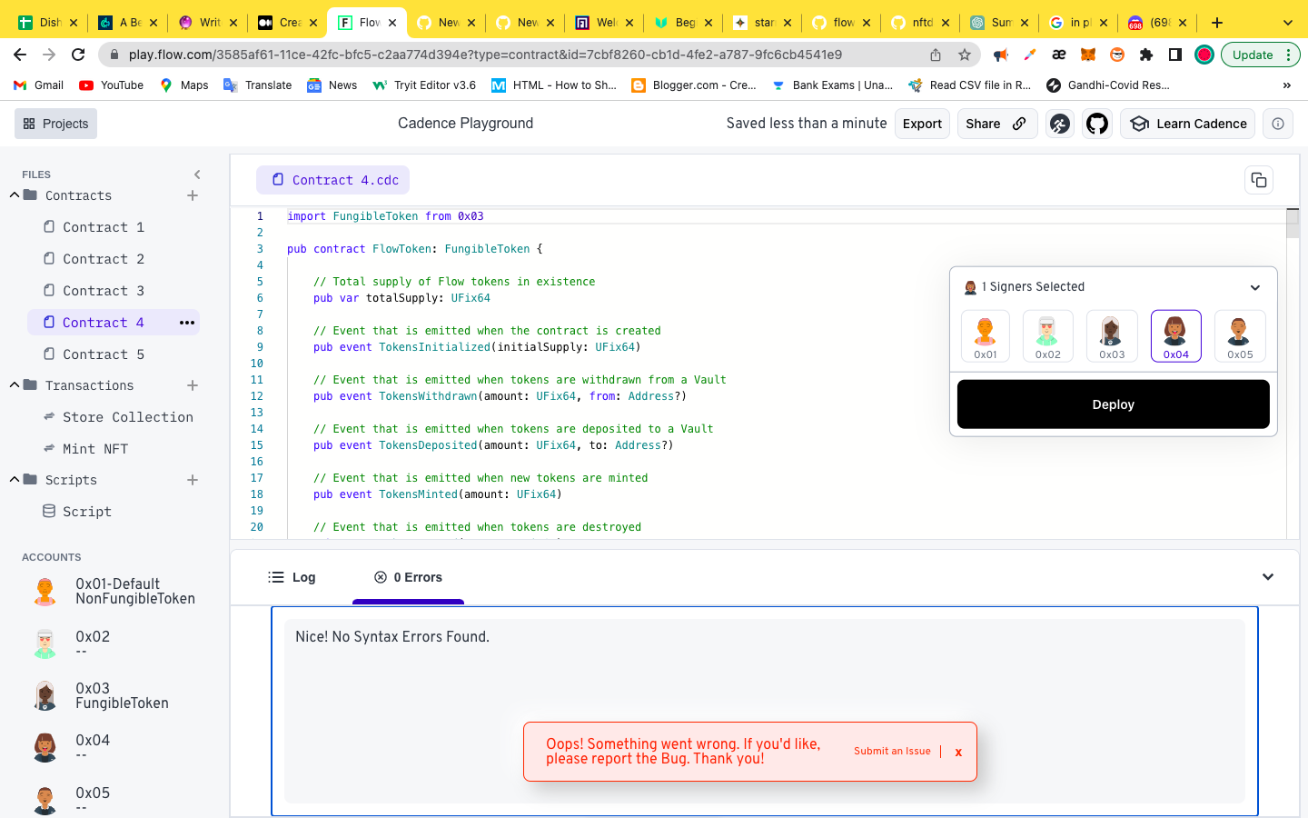 Oops Something Went Wrong If You D Like Please Report The Bug Thank You · Issue 708