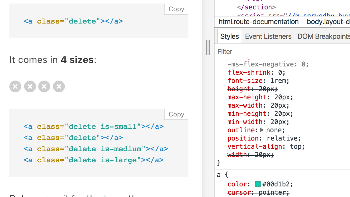 delete modifiers do not work · Issue #816 · jgthms/bulma · GitHub