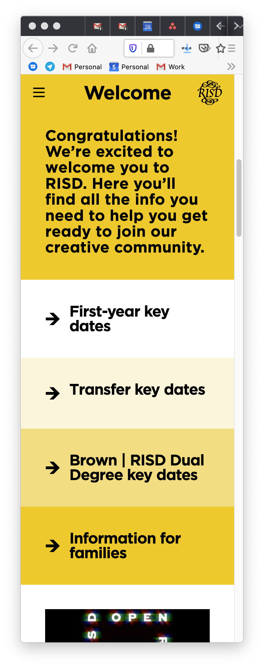 Homepage redesign for phase 2 · Issue #2 · risd/risd-congratulations-v2-ph2 · GitHub