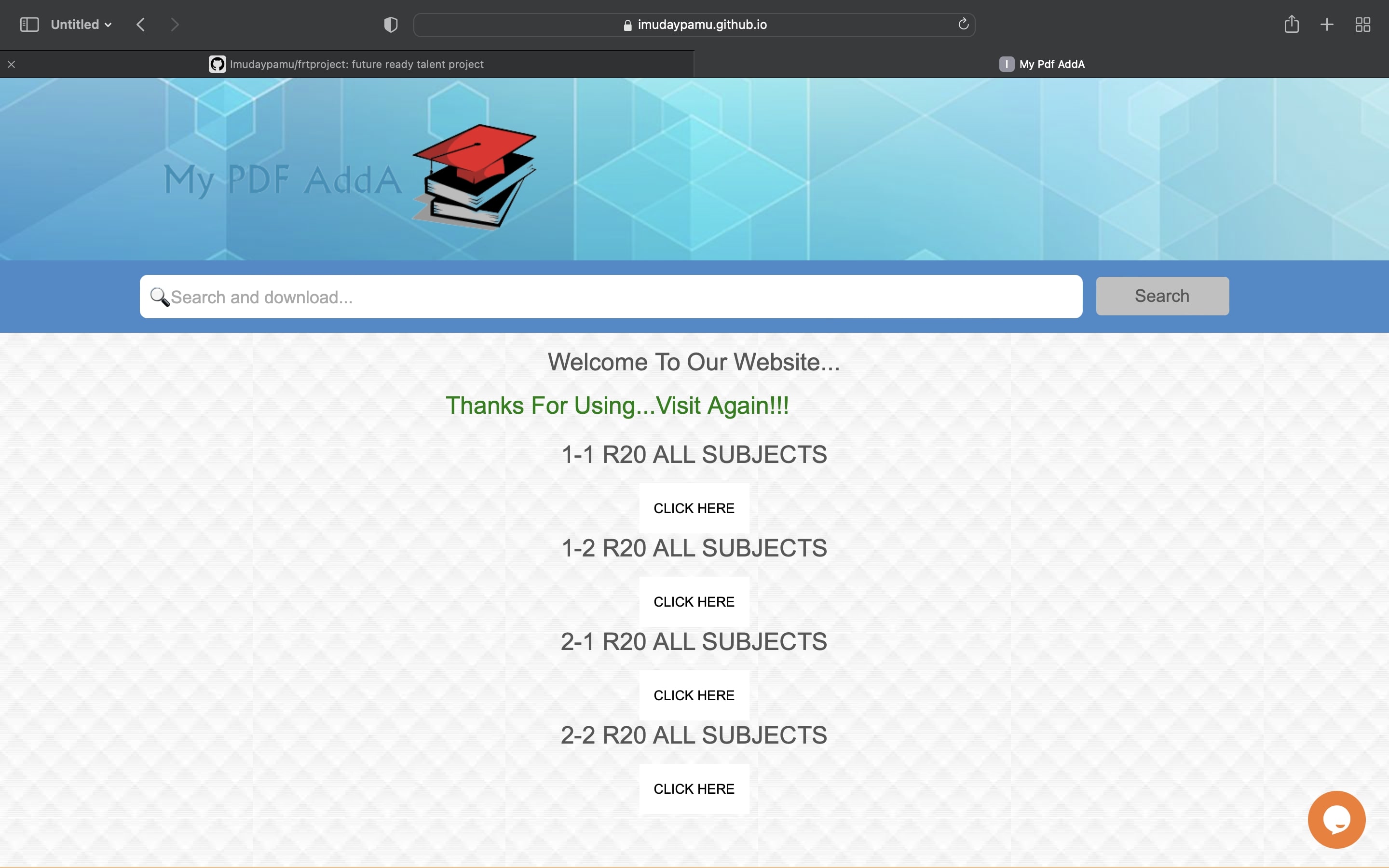 GitHub - Imudaypamu/frtproject: future ready talent project