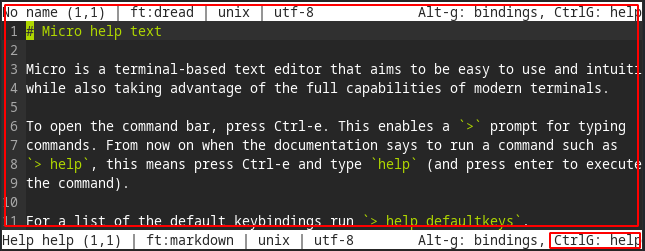 Menus · Issue #1481 · zyedidia/micro · GitHub