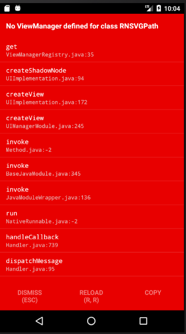 No ViewManager defined for class RNSVGPath · Issue #143 · microsoft/reactxp · GitHub