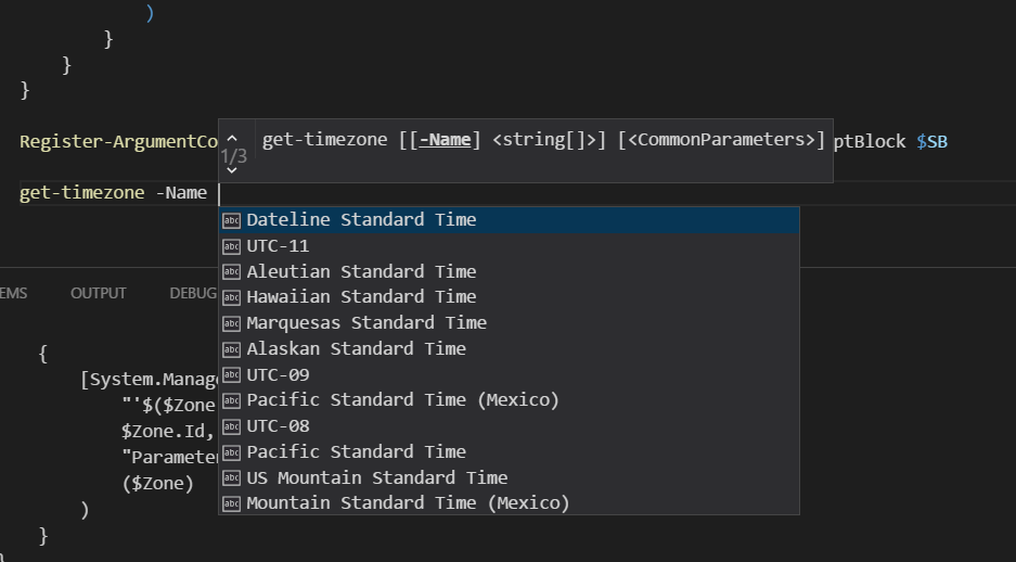 [Question] Is there a way to use Register-ArgumentCompleter in an editor? · Issue #831 ...