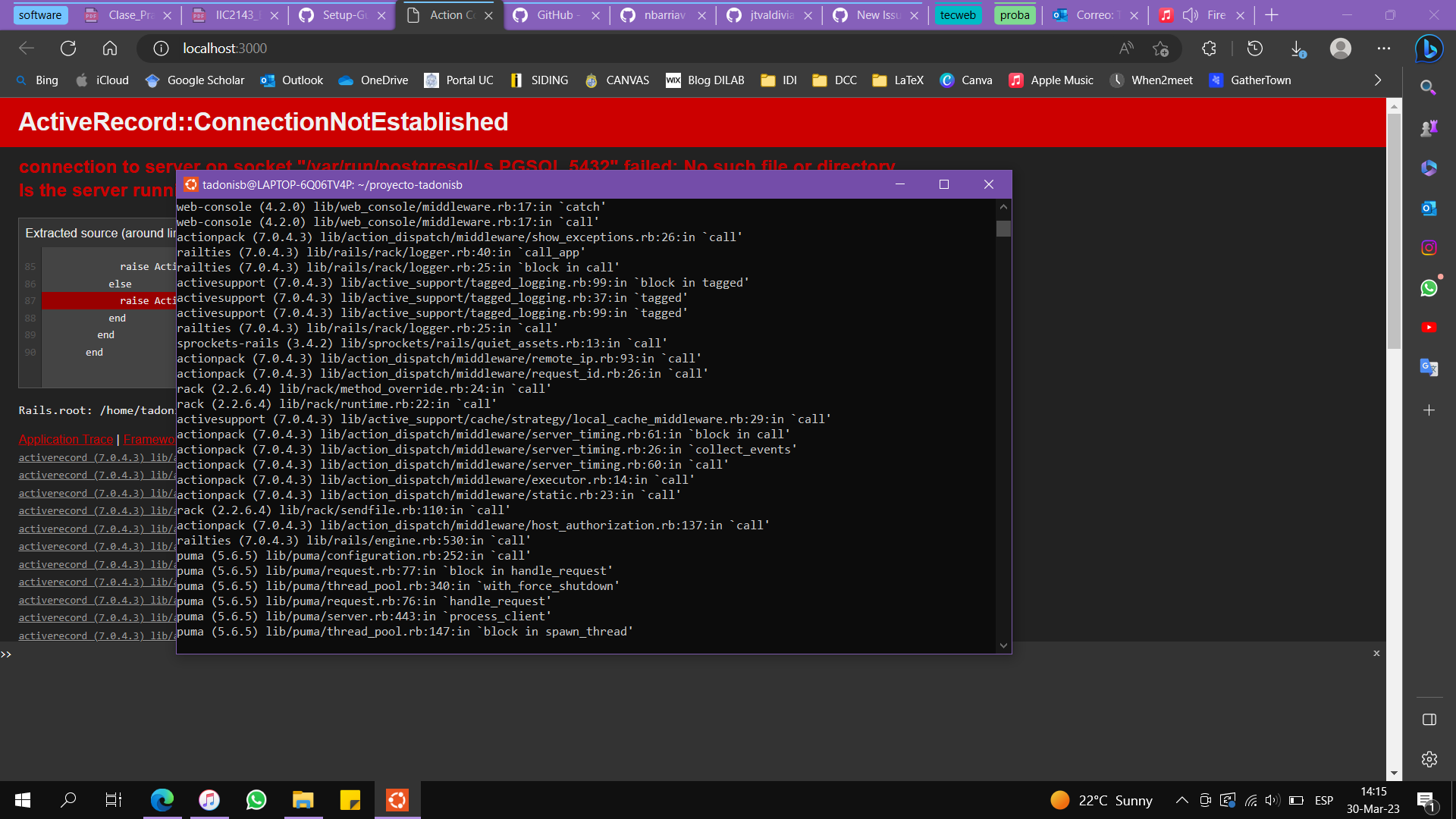 Problema Paso 13 · Issue 31 · Iic2143setup Guides · Github