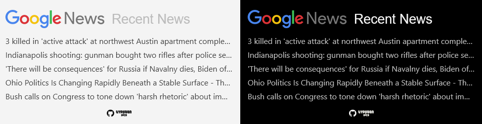 GitHub - rainmetercoder/Google-News-Widget: Google News is displayed on ...