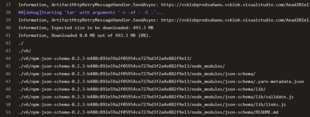 Cache@2: Inability to discard tar output (-v flag) · Issue #12046 · microsoft/azure-pipelines ...