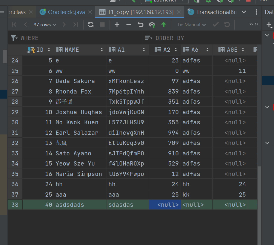 flink cdc Oracle 在监听oracle日志期间,监听表添加了字段,下标越界 · Issue #1607 · apache/flink-cdc · GitHub