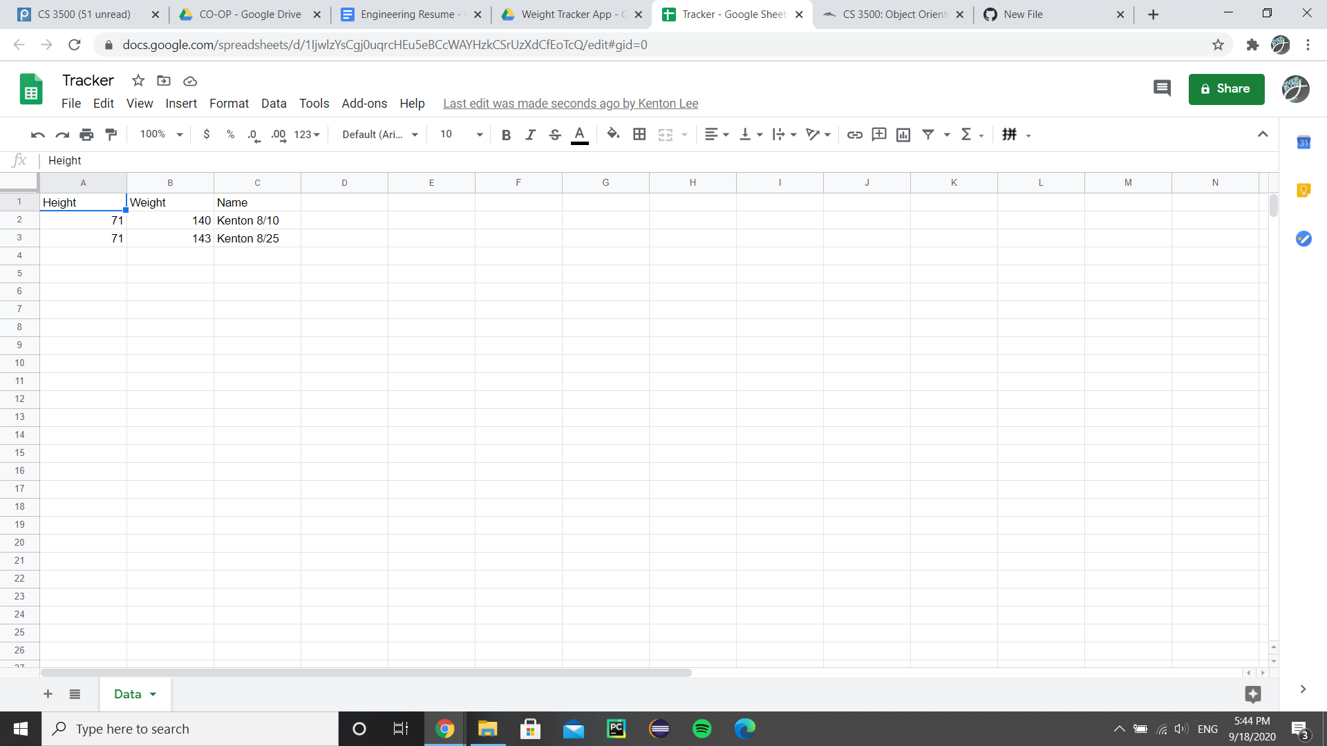 GitHub - KTL1216/Weight-Tracker-Web-App: Web App for tracking Weight ...