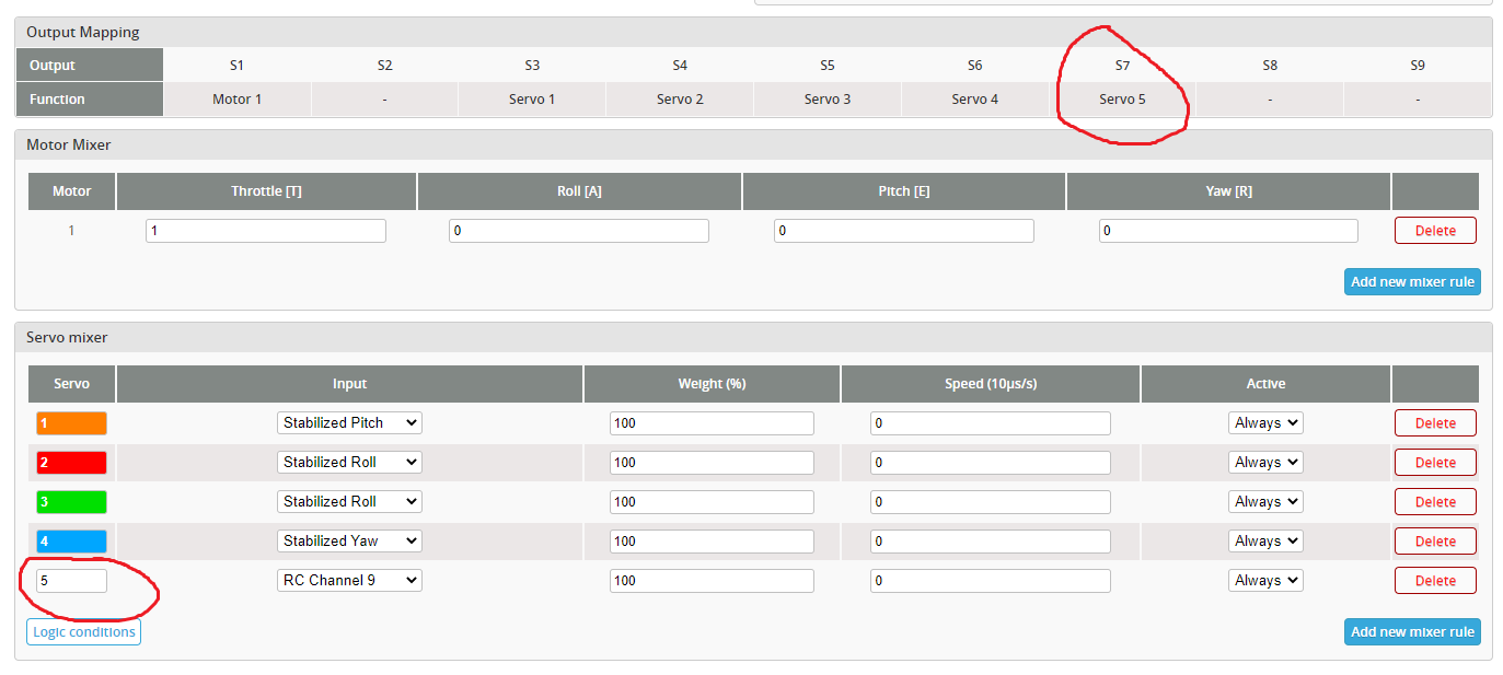 Servo outputs shown incorrectly if servo number is skipped · Issue #1805 · iNavFlight/inav ...