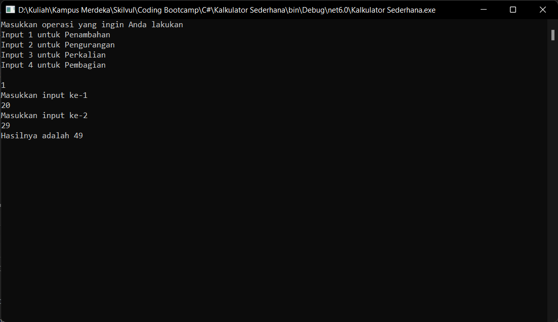 GitHub - briannzw/Skilvul-Kalkulator-Sederhana: Tugas Program Skilvul #Tech4Impact x Kampus Merdeka