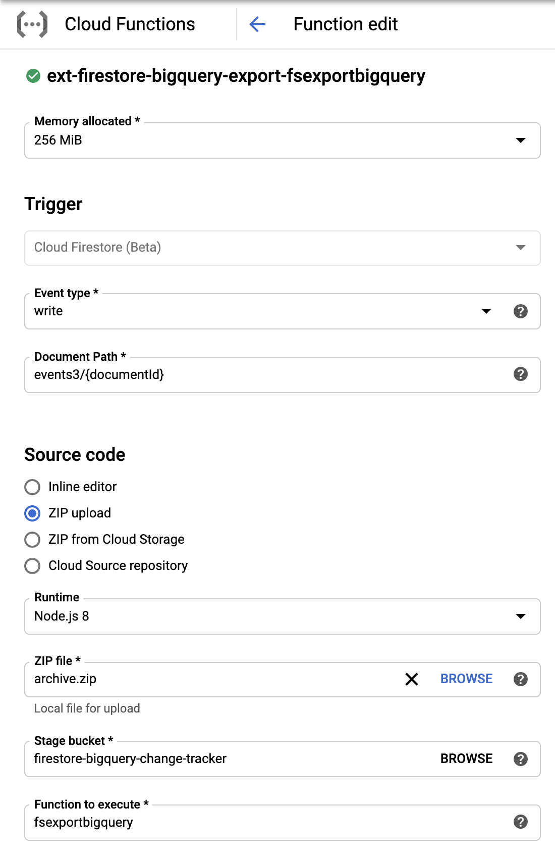 Error when mirroring data to BigQuery PartialFailureError · Issue #235 · firebase/extensions ...
