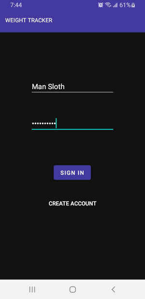 GitHub - ManSloth/CS-360-Mobile-Architecture: Android Mobile App