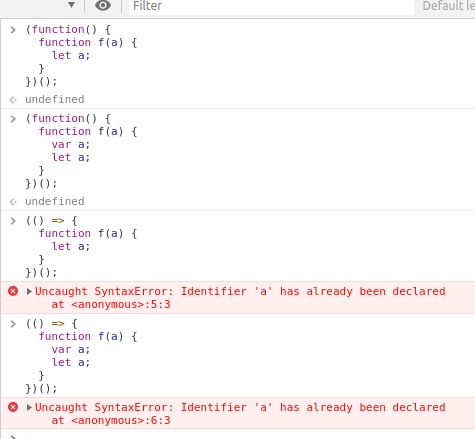 Shadow parameter with lexical declaration · Issue #9606 · babel/babel · GitHub