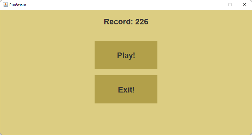 Github Svalyavakilia Dinosaur Simple Dinosaur Game