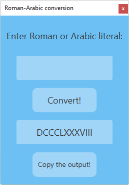 GitHub - svalyavakilia/roman-arabic-conversion: Small application ...
