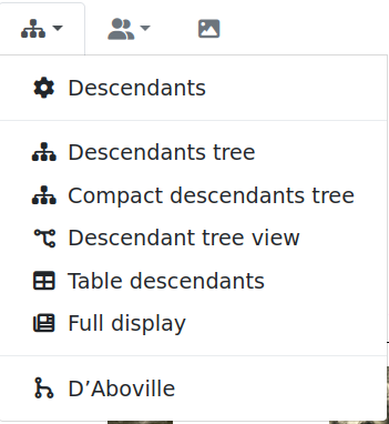 questions on pulldown lists for ascendants/descendants · Issue #1533 · geneweb/geneweb · GitHub