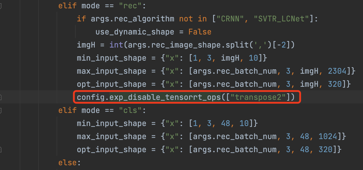 PaddleOCR 2.5 版本 ，use_tensorrt=True 跑不通 · Issue #6663 · PaddlePaddle/PaddleOCR · GitHub