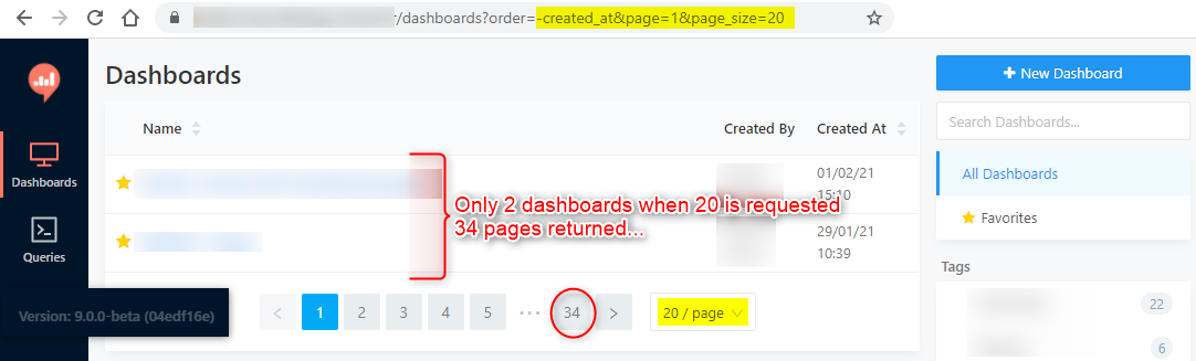 Dashboards page doesn't show the expected amount of entries · Issue #5383 · getredash/redash ...