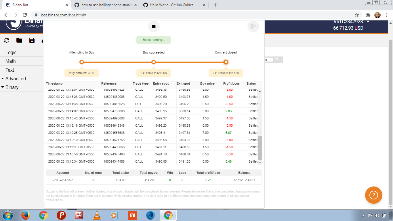 How To Use Bollinger Band Strategy In Bot Using Candle Stick Pattern · Issue 2970 · Binary Com 