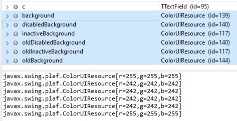 JTextField background not set correctly · Issue #732 · JFormDesigner/FlatLaf · GitHub