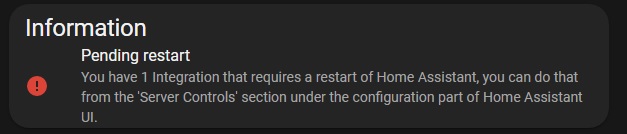 Add restart button to message after updating an integration · Issue #1841 · hacs/integration ...