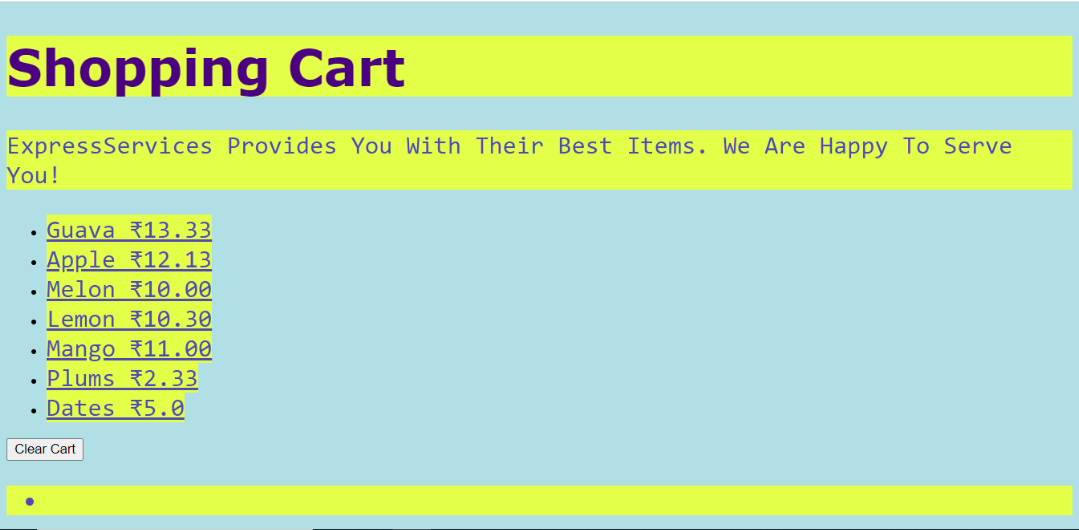 GitHub - ayuti98/shopping-cart: my first task