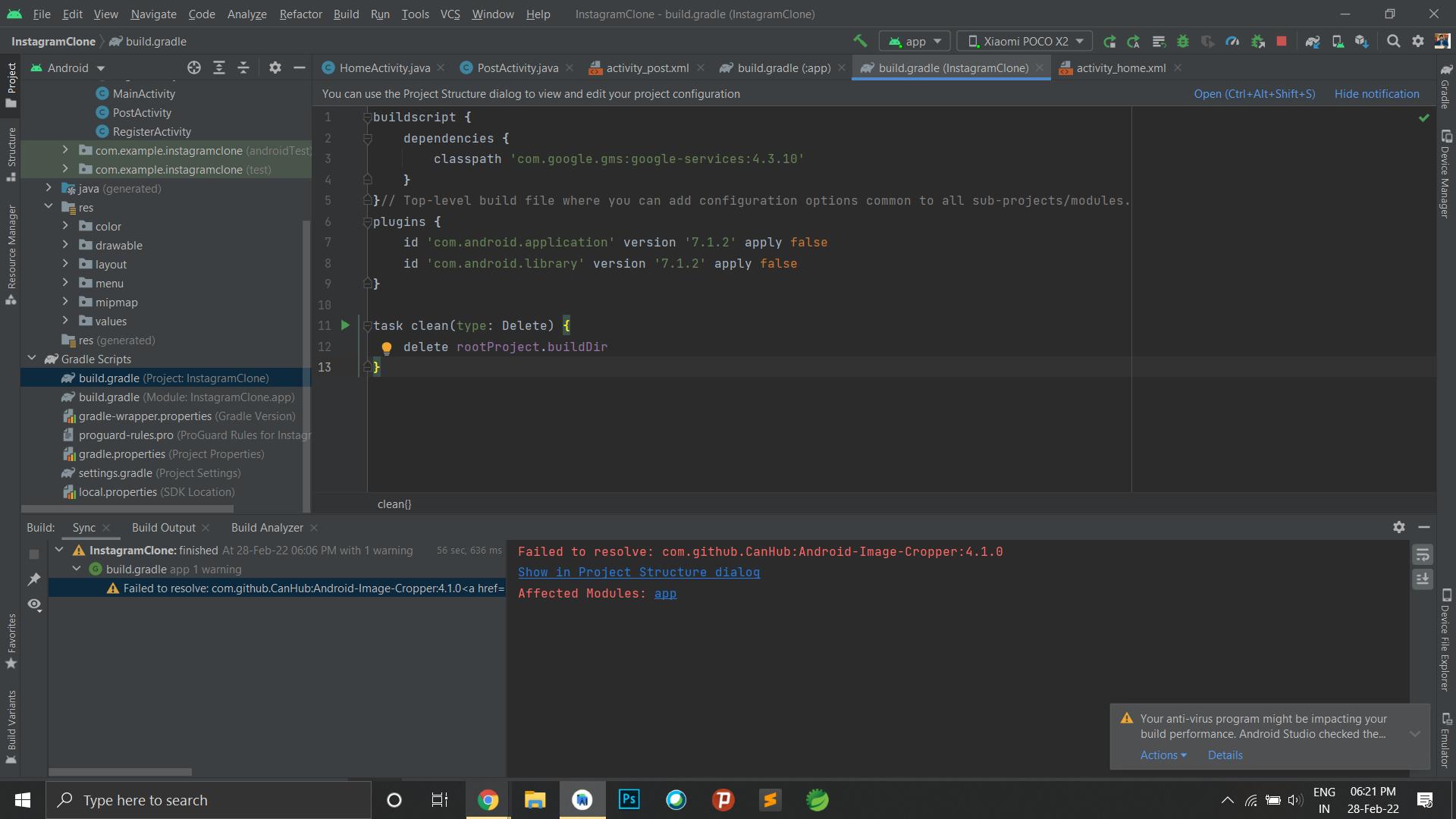 Bug Could Not Find Comgithubcanhubandroid Image Cropper410 · Issue 320 · Canhub