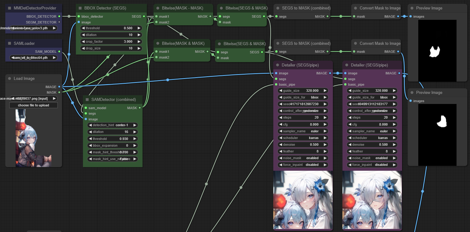 Unexpected behaviour with detailers · Issue #35 · ltdrdata/ComfyUI-Impact-Pack · GitHub