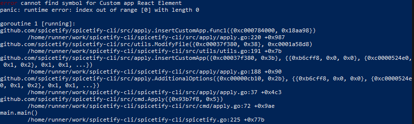 cannot find symbol for Custom app React Element problem · Issue #1681 · spicetify/cli · GitHub