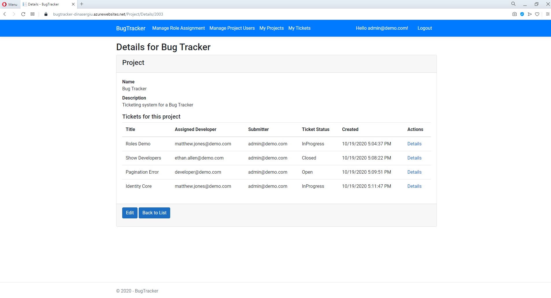 Github Sergiu Dina Bug Tracker