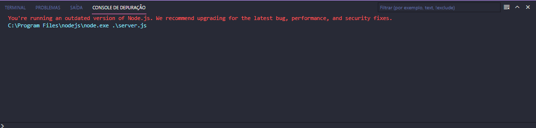 Version 1.59.0 with bug in "internalConsole" in Nodejs. · Issue #130924 · microsoft/vscode · GitHub