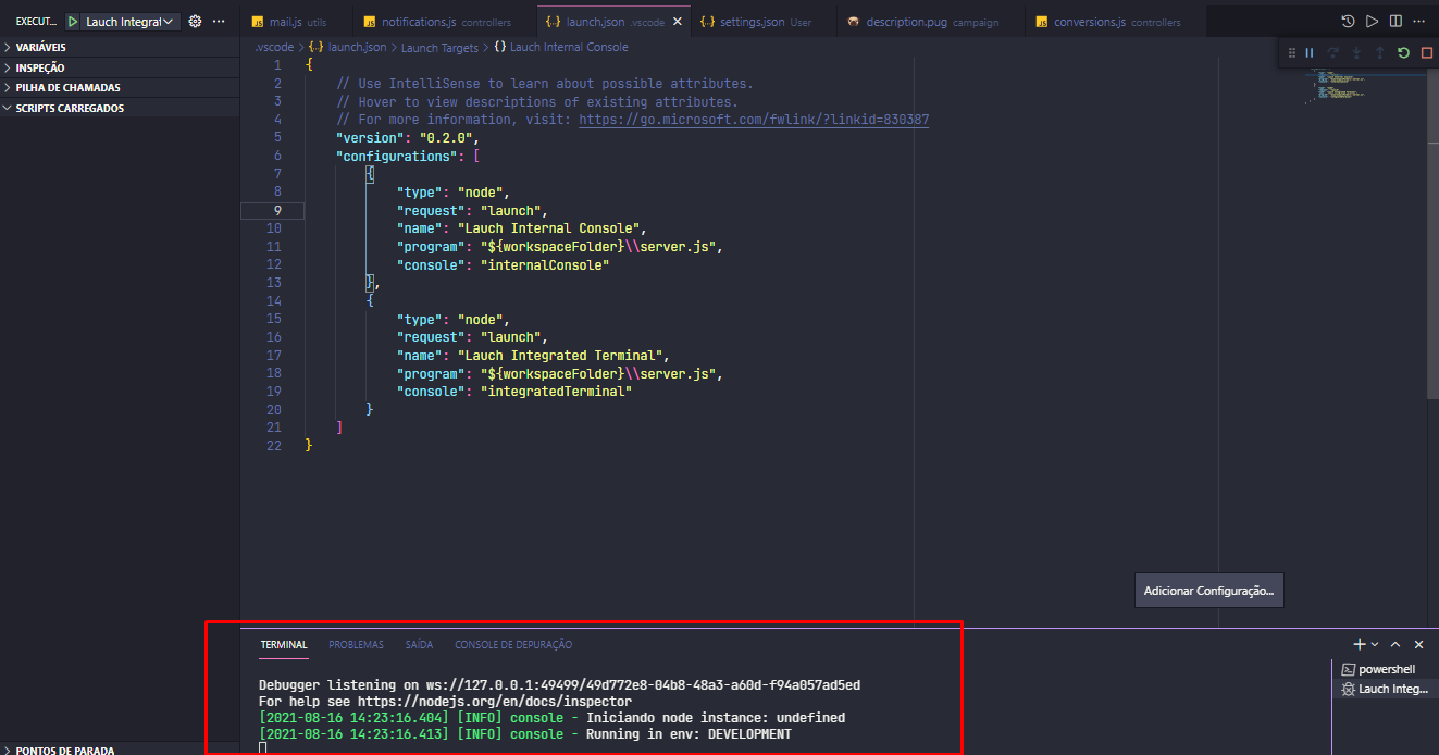 Version 1.59.0 with bug in "internalConsole" in Nodejs. · Issue #130924 · microsoft/vscode · GitHub