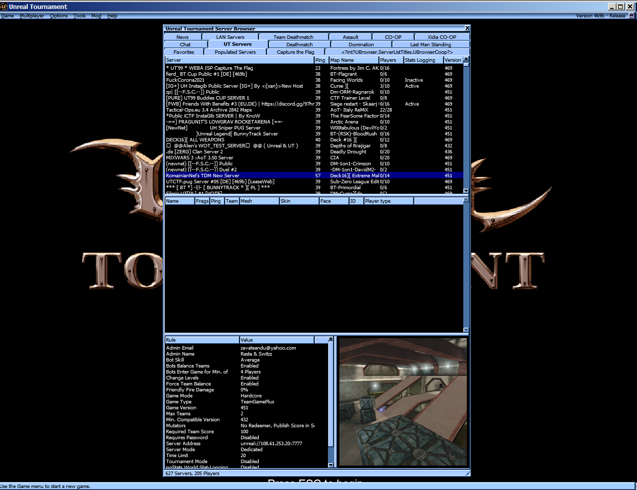 [469b] Improve Server Browser vertical splitter position on resize · Issue #307 · OldUnreal ...