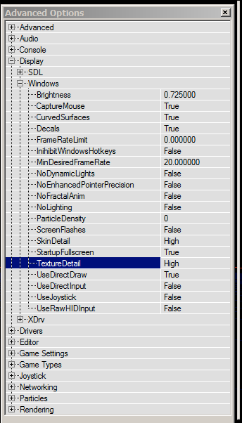 [469b] UnrealEd messed up tree open state after load texture package · Issue #820 · OldUnreal ...