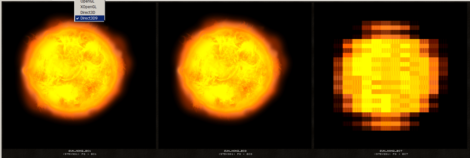 [469c-RC3] Crash with D3D9 when using BC3/BC7 textures with dimensions ...