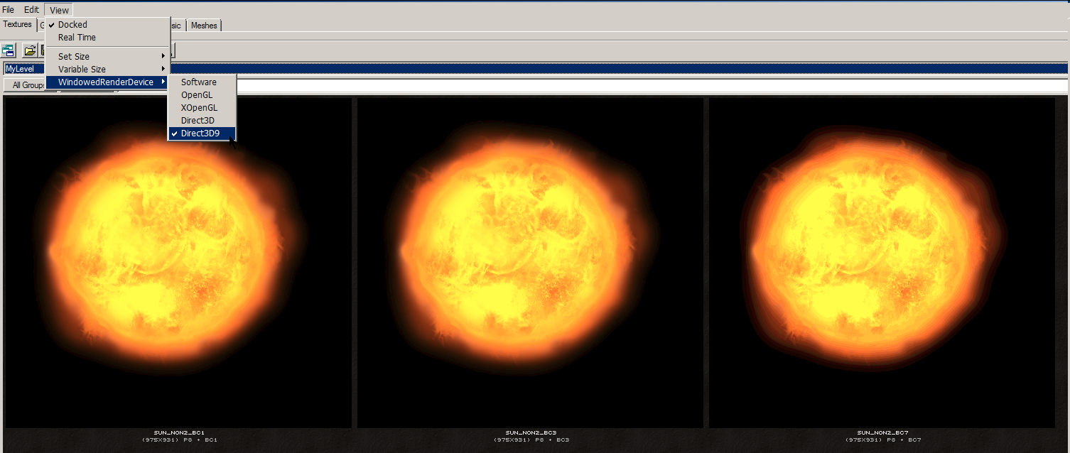 [469c-RC3] Crash with D3D9 when using BC3/BC7 textures with dimensions outside of powers of 2 ...