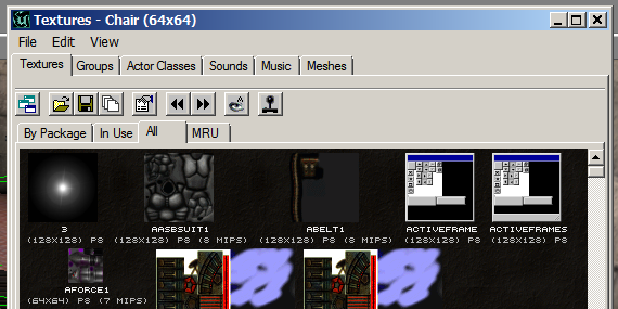 [469b] Add to UnrealEd Texture browser tabs `In Use` and `MRU` · Issue #966 · OldUnreal ...