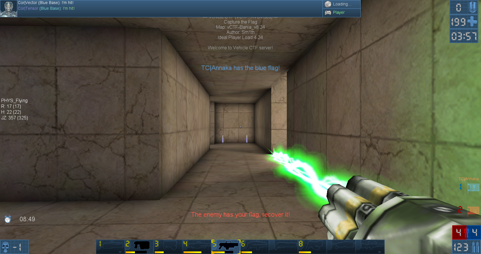 [469d preview 10] Pulse beam and shock trace beam visible only for ...