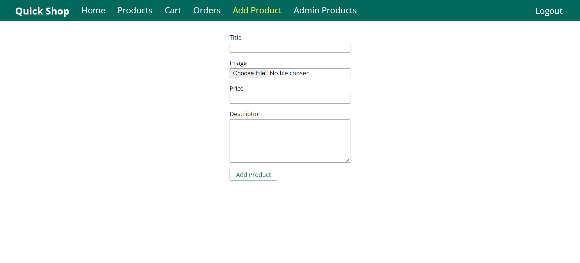 GitHub - ItzMeAditya/Quick-Shop: A simple shop where user can signup ...