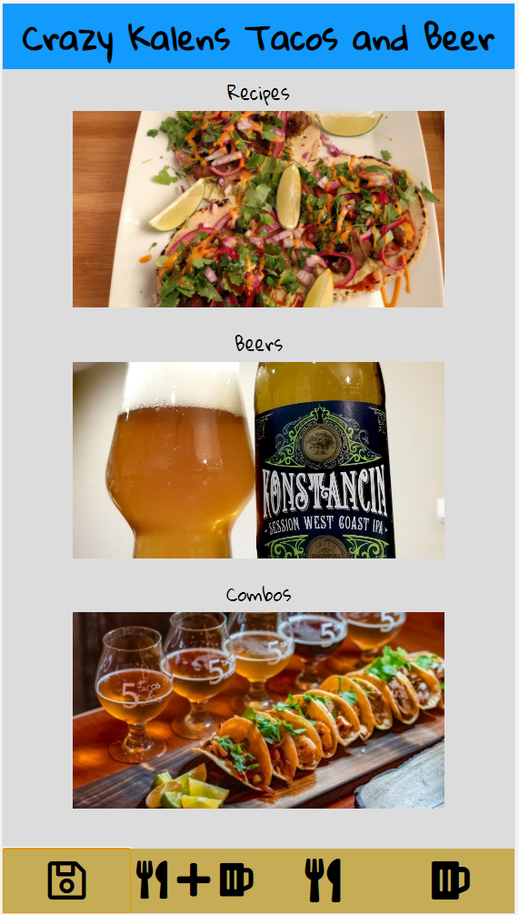 GitHub - Mrkalen/taco-and-beer-generator: An app to find random taco recipes as well as some ...