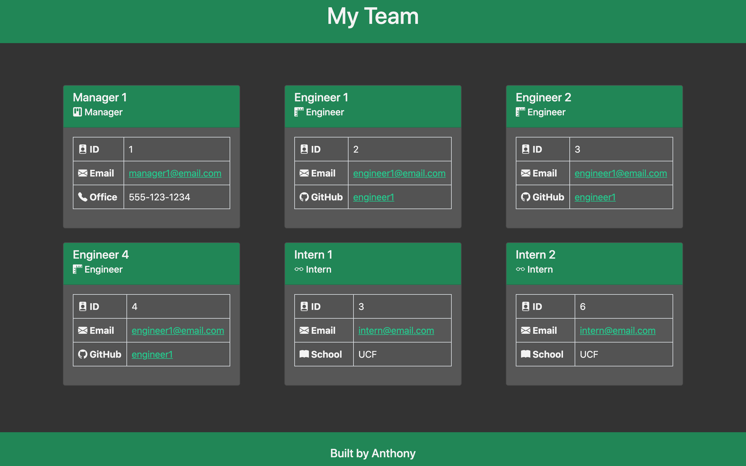 GitHub - AnthonyGress/Team-generator: A CMS written in JavaScript using ...