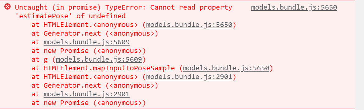 Classes show NaN% in Pose Model · Issue #243 · googlecreativelab ...