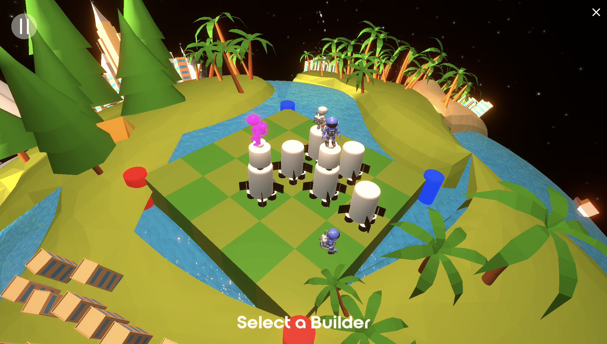 GitHub - dpoppe7/Rocket-Rush-SpaceRace: A 3D game based on the board game Santorini. Developed ...