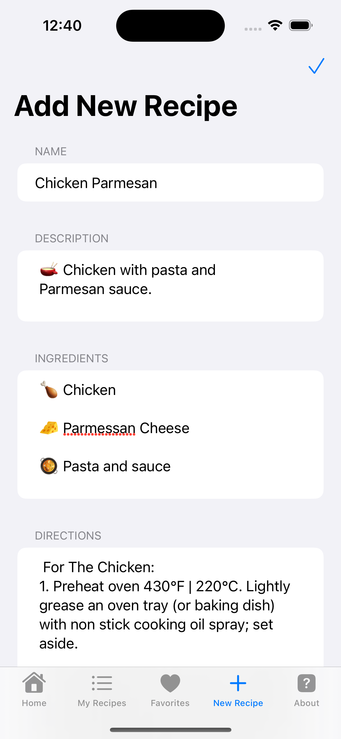 GitHub - dpoppe7/Savory-Sweet: 🍱 A basic Food Recipes App using Swift & API to view recipe ...