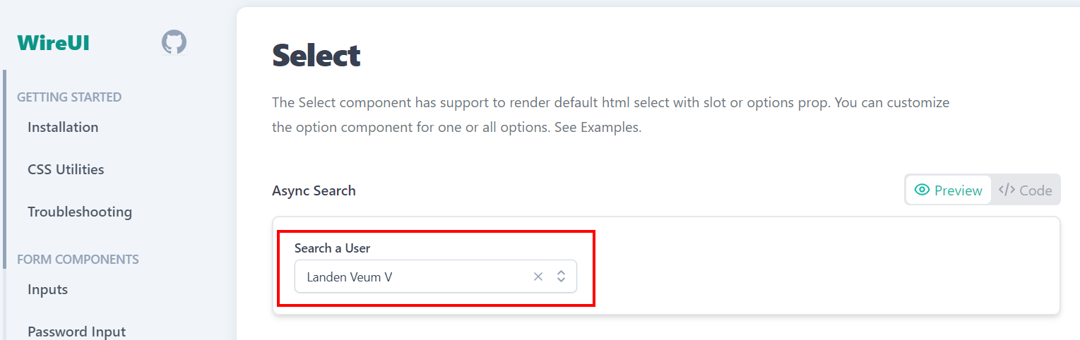 Specifying Selected Items · Issue 637 · Wireuiwireui · Github 